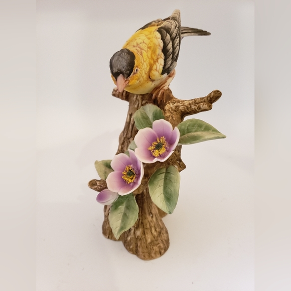 Lefton | Accents | Vintage Lefton Goldfinch And Flower Figurine | Poshmark
